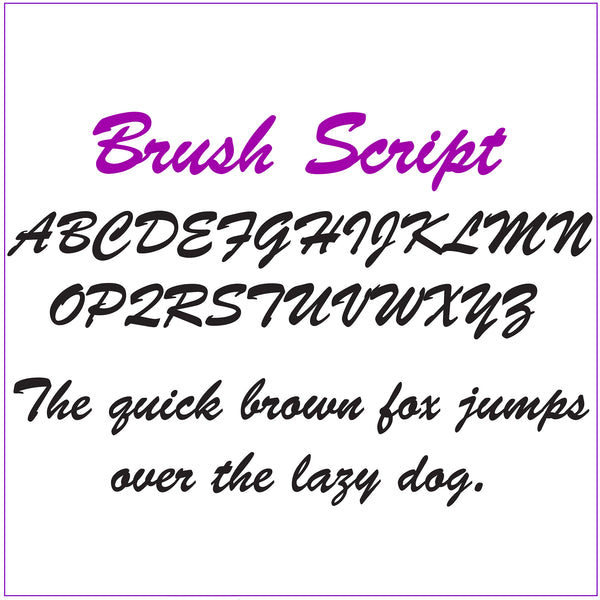 Brush Script Font